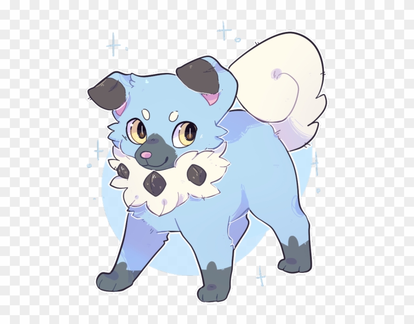Blue Pupper To Wish You Well On Your Shinies - Shiny Rockruff Art, HD ...