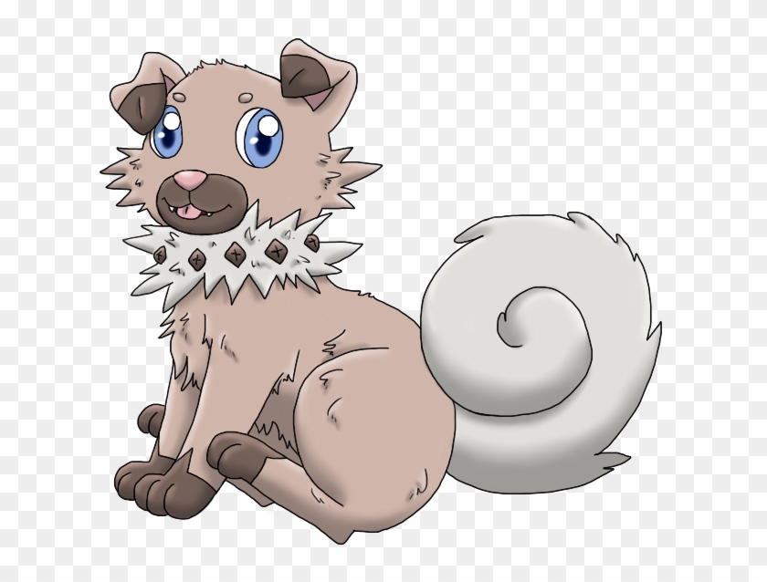 Rockruff - Cartoon, HD Png Download - 800x700(#6446359) - PngFind