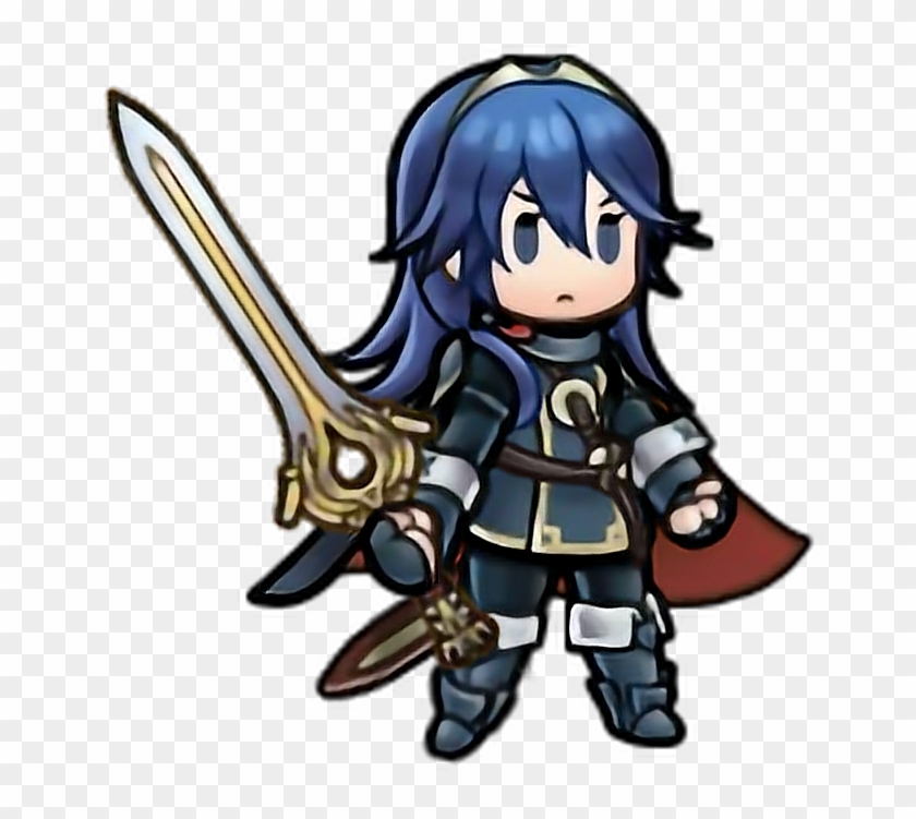 Lucina Sticker - Fire Emblem Heroes Chibi Sprites, HD Png Download ...