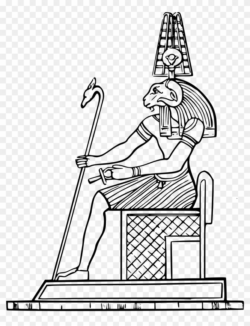 Egypt Drawing At Getdrawings Com Free For - Egyptian God Amon, HD Png ...