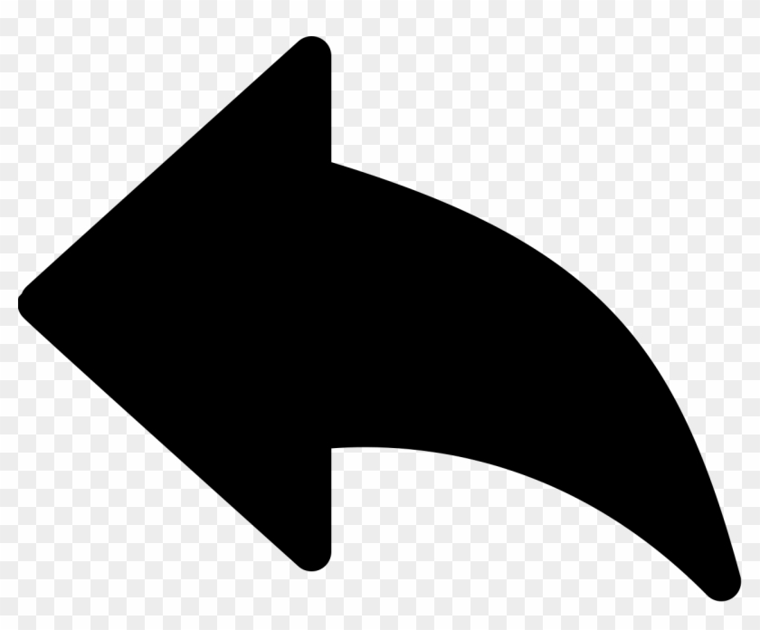 Left Curve Arrow Back - Back Arrow Svg, HD Png Download - 1280x1000 ...