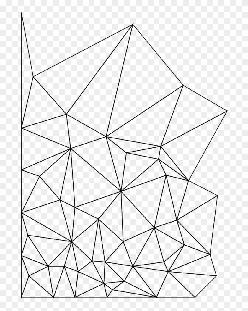Black Outlines-14 - Triangle, HD Png Download - 800x999(#6459764) - PngFind