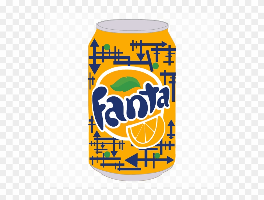 Fanta 4 Fanta 3 Fanta - Fanta Can, HD Png Download - 556x555(#6476150 ...