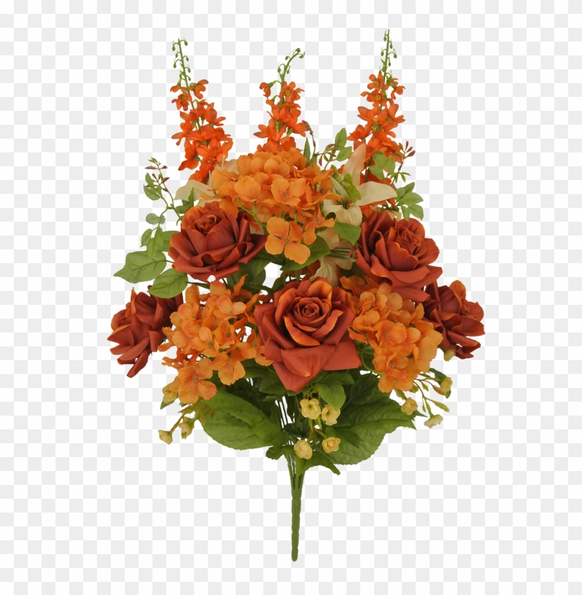 55433-2t Rust - Bouquet, HD Png Download - 600x802(#650100) - PngFind
