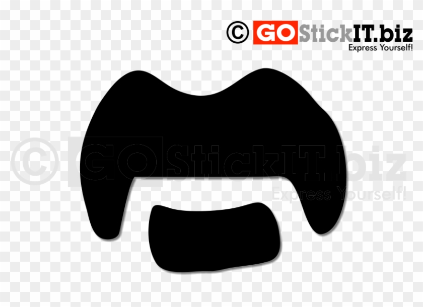 Zappa Mustache Logo Set Vintage Barber Shop Logo Graphics Stock Vector