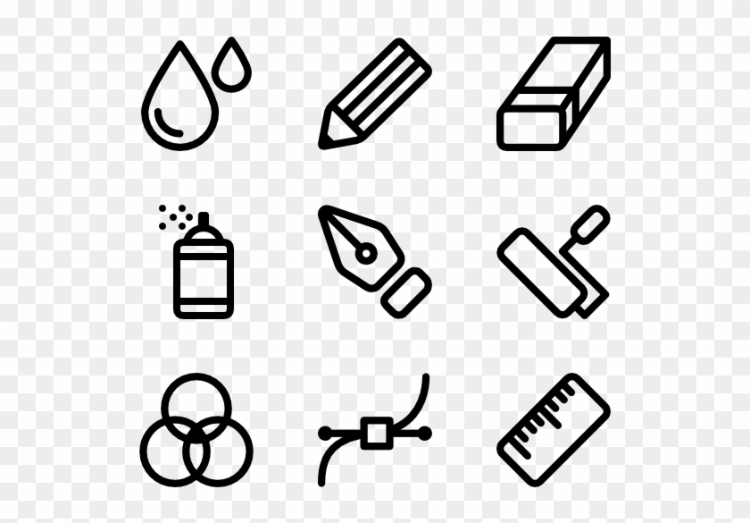 Drawing Tools - Drawing Tools Png, Transparent Png - 600x564(#658561 ...