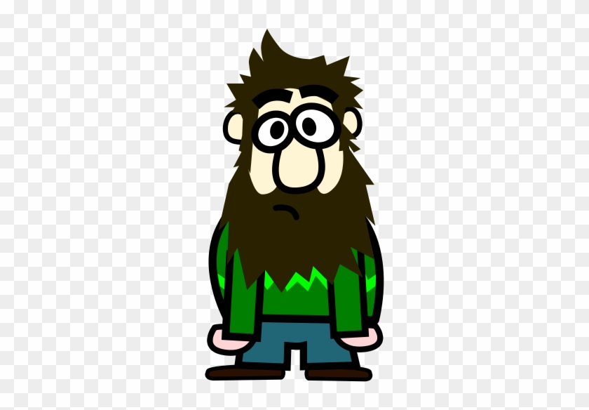 How To Set Use Señor Con Barba Svg Vector - Men Beard Cartoon, HD Png ...