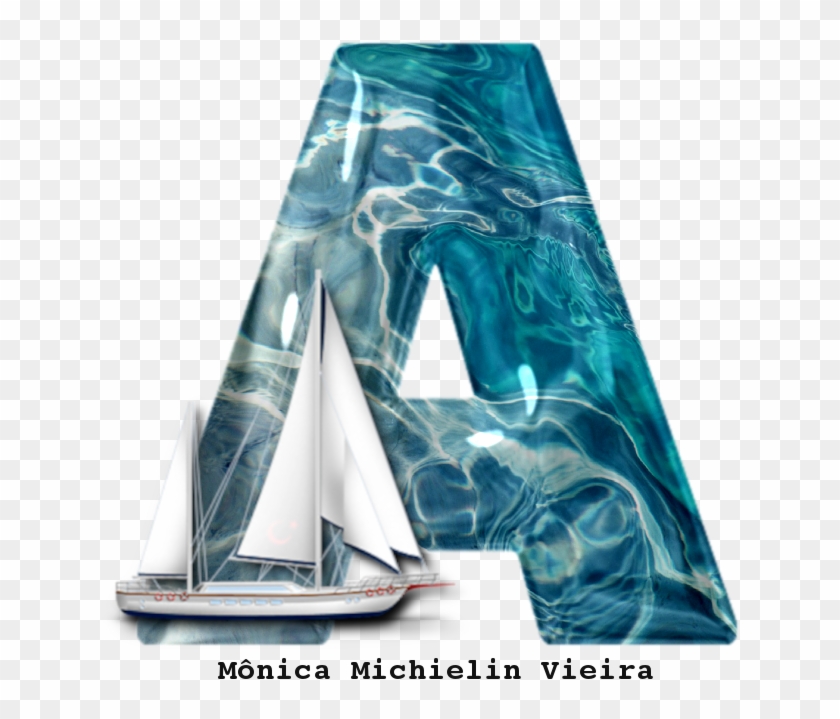 Alfabeto De Mar Com Barco Png, Boat And Sea Alphabet - Sail ...