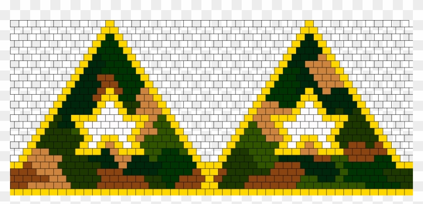 Camo Army Star Bikini Bead Pattern - Army Perler, HD Png Download ...