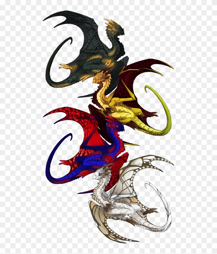 Runes Large - Dragon, HD Png Download - 510x902(#6531605) - PngFind