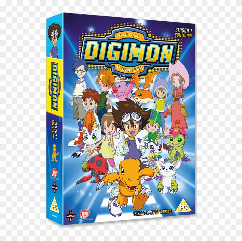 Digital Monsters Season - Digimon Digital Monsters Season 1 Dvd, HD Png ...