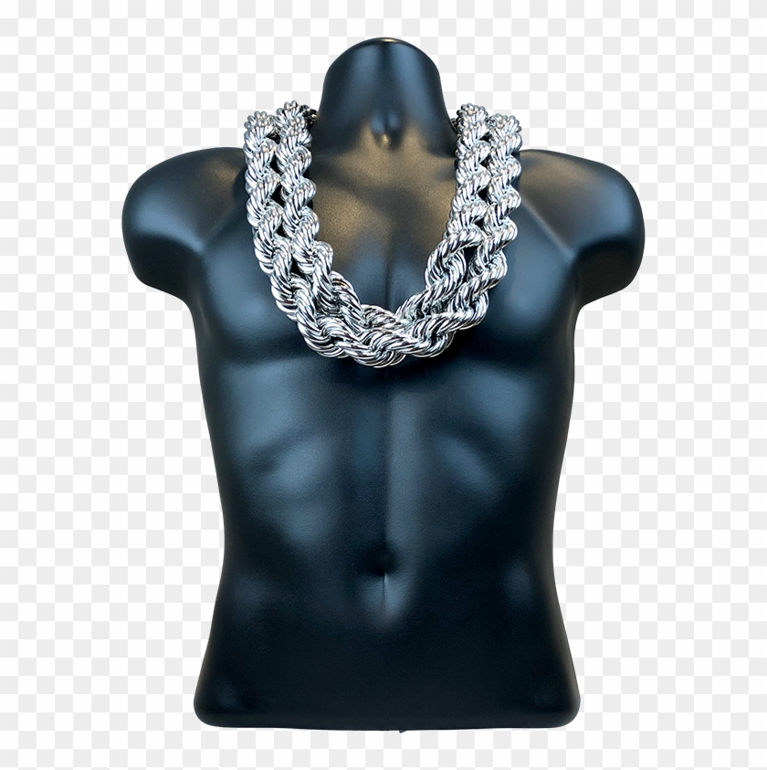 Double Silver Chain - Chain, HD Png Download - 574x763(#6538447) - PngFind