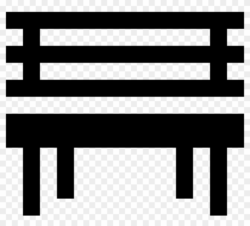 Park Bench - - Vector Bench Symbol, HD Png Download - 980x840(#6538936 ...
