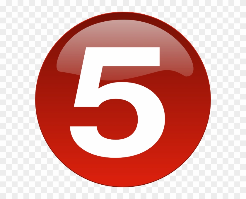 Original Png Clip Art File Red Button 5 Svg Images - Circle ...