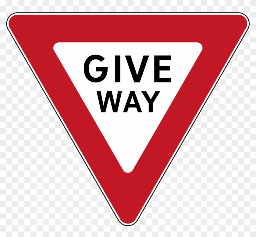 Yield Sign Rules - Nz Give Way Sign, HD Png Download - 2000x1758 ...