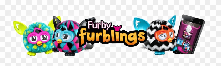 Furby Furblings Logo 3 By Jesus - Furby, HD Png Download - 1401x364 ...