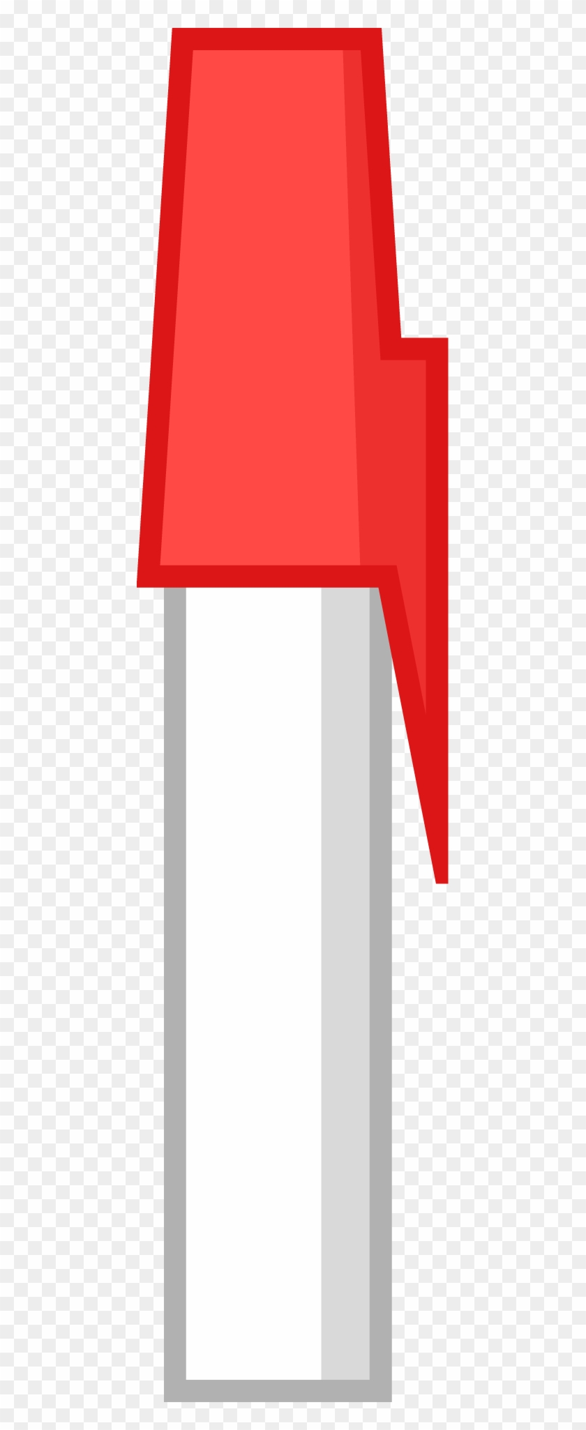 Red Pen Png - Bfdi Red Pen Body, Transparent Png - 447x1971(#6576304 ...