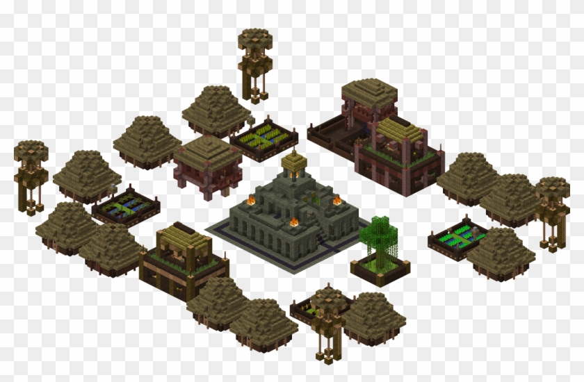 Minecraft Terrain Png - Tree, Transparent Png - 1500x912(#6582280 ...