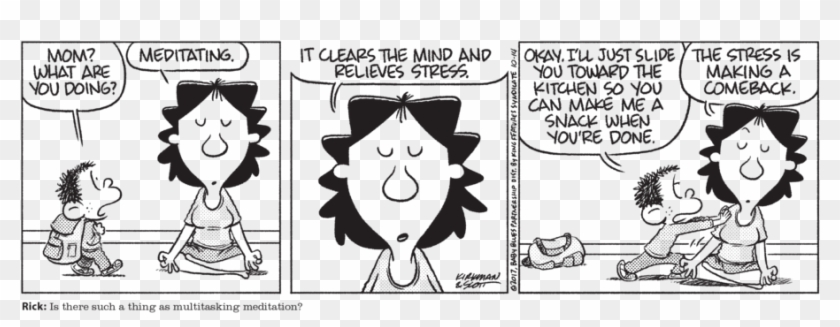Stress Free Comic Strip