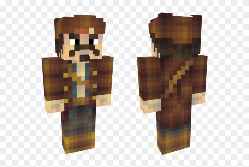 Mbppqpng - Captain Jack Sparrow Skin Minecraft, Transparent Png ...