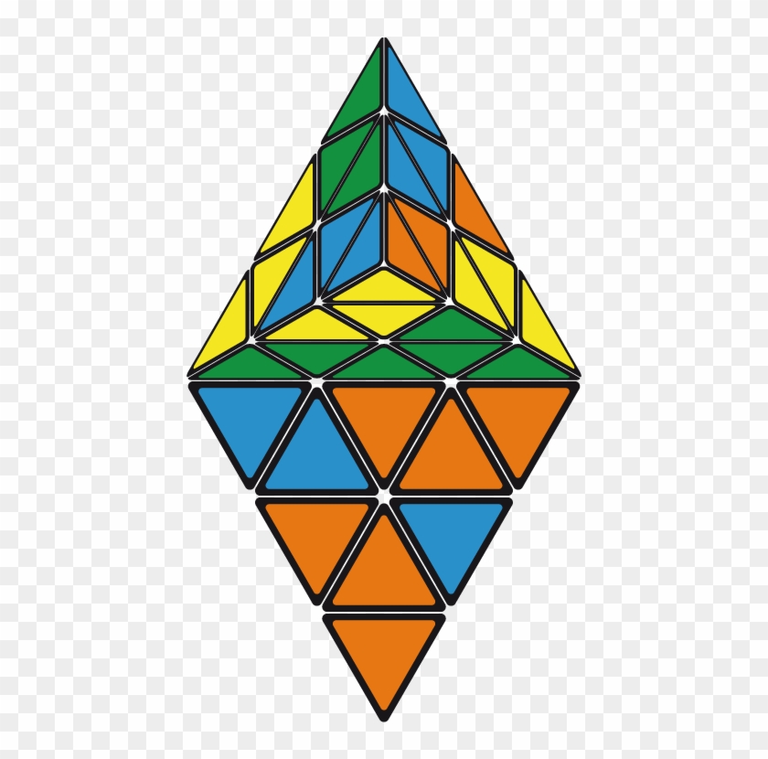 Pretty Patterns Pyraminx - Pyraminx, HD Png Download - 440x762(#6620702 ...