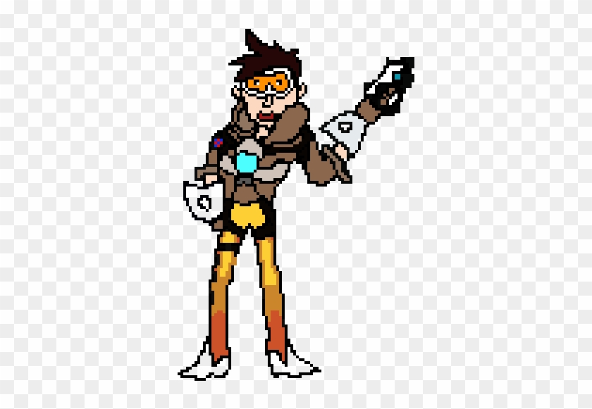 Overwatch Tracer - Cartoon, HD Png Download - 1024x576(#6626236) - PngFind