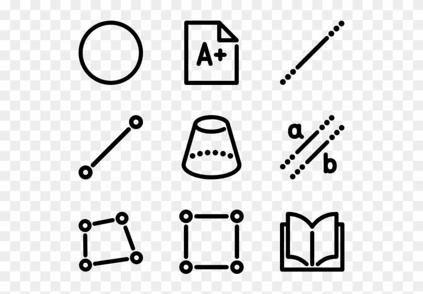 Geometry - Line Art, HD Png Download - 600x564(#6631733) - PngFind