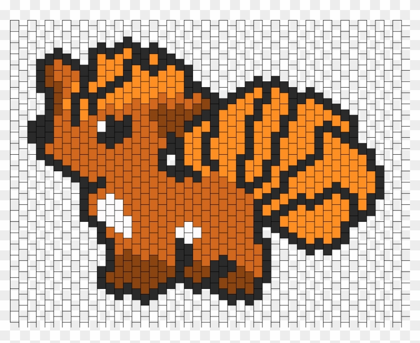 Vulpix Bead Pattern - Cross-stitch, HD Png Download - 966x742(#6633946 ...