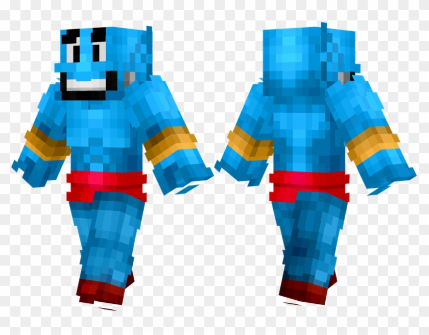 Genie - Genie Aladdin Minecraft Skin, HD Png Download - 804x576 ...