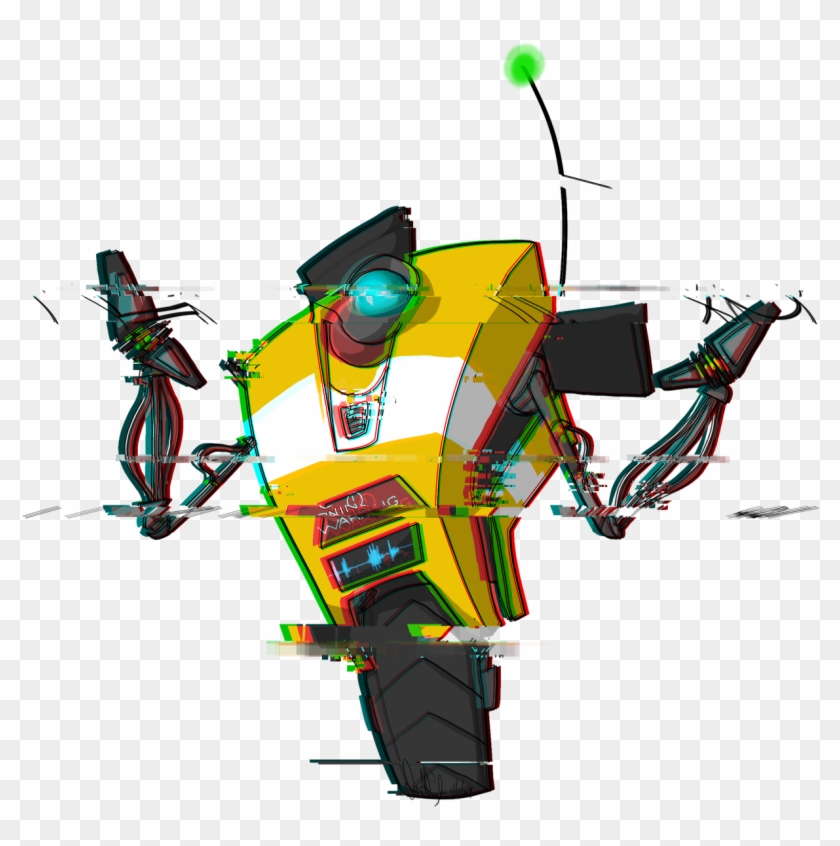 Claptrap Claptrap Claptrap The Fragtrap Borderlands - Illustration, HD ...