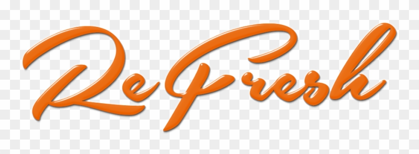 Refreshlogonew - Calligraphy, HD Png Download - 1024x427(#6657724 ...