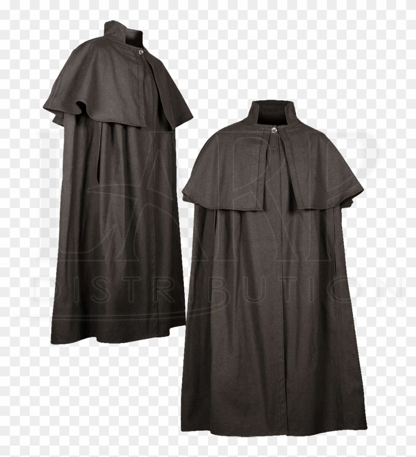 Bron Shoulder Cape Cloak - Cloak With Shoulder Cape, HD Png Download ...