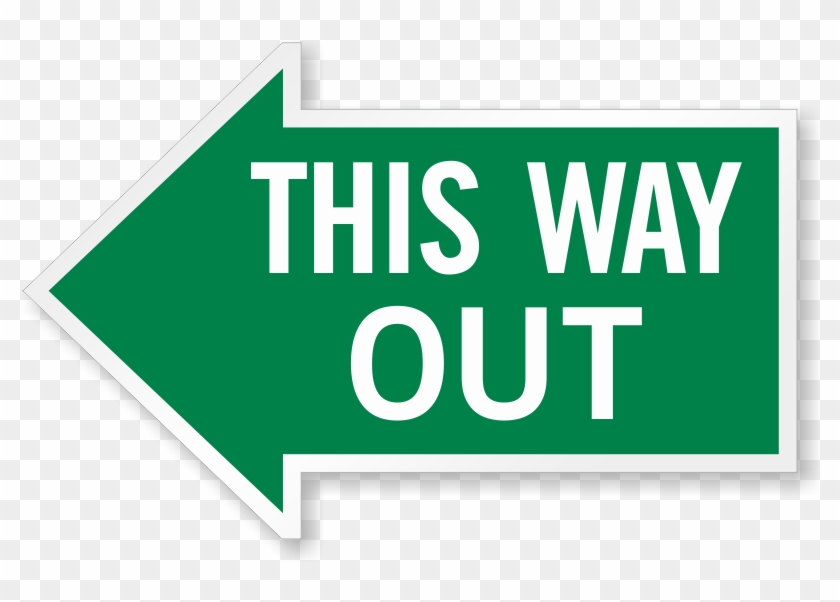 Thumb Image - Exit This Way Signage, HD Png Download - 800x522(#6665082 ...