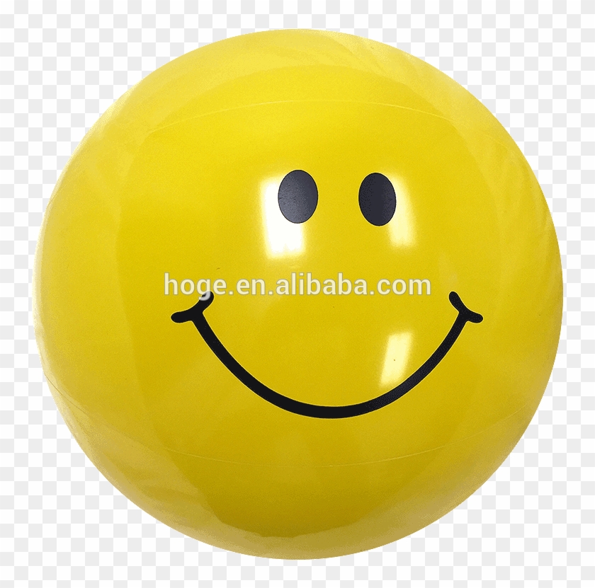 Smiley Face Inflatable Beach Balls Smiley Face Labeling Pvc Inflatable