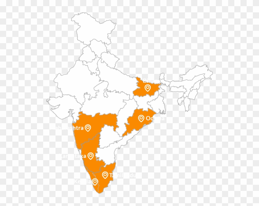 Pan India - Location Of Indian Space Research Centres, HD Png Download ...