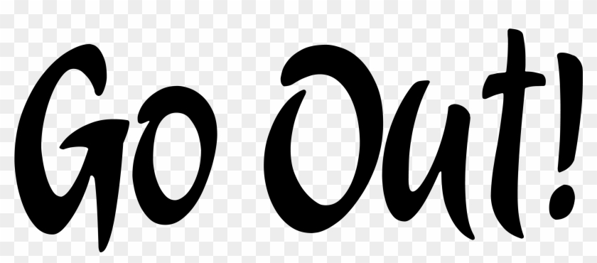 Go Out Logo - Out Go, HD Png Download - 4000x1867(#6683131) - PngFind