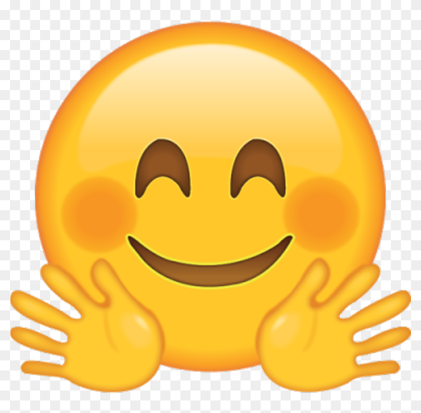 Emoji Hug Emoticon - Emoticon Png, Transparent Png - 640x640(#6707635 ...