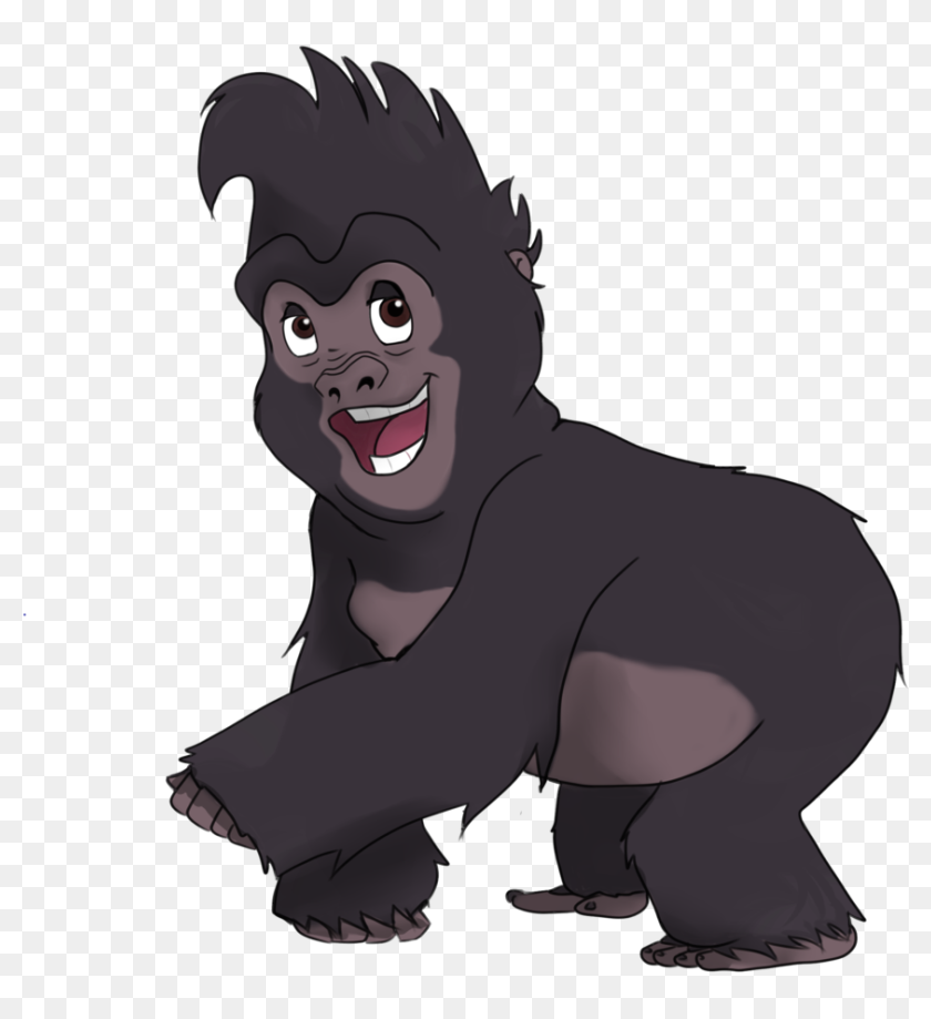 Transparent Disney Cartoons Png - Tarzan Terk Png, Png Download ...