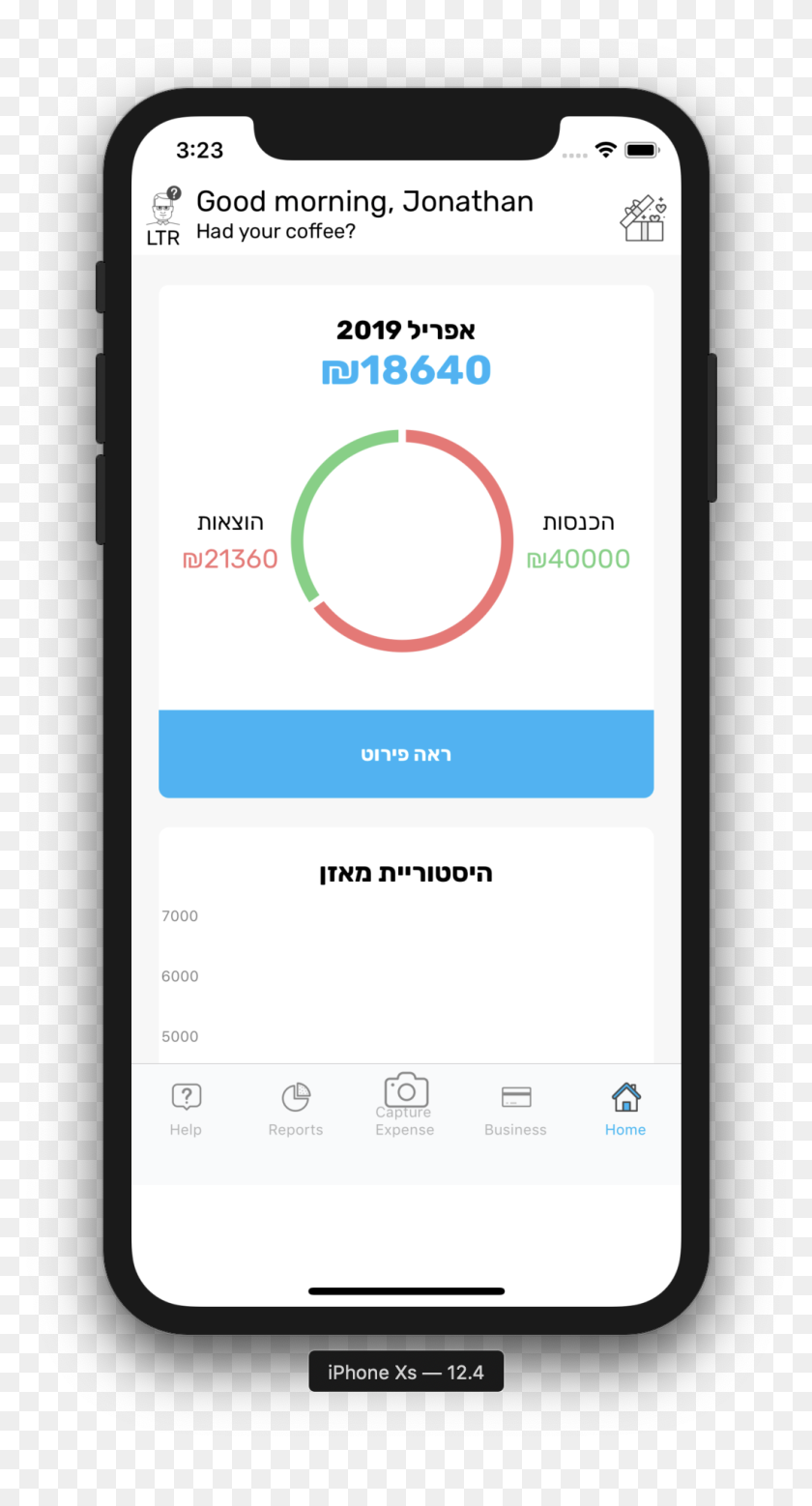 Image - React Native Drawer Profile, HD Png Download - 1090x1928 ...