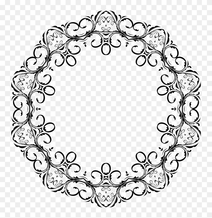 Victorian Oval Borders And Frames