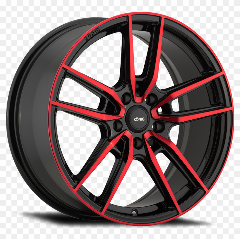 Transparent Alloy Wheels Png - Konig Myth Wheels, Png Download ...