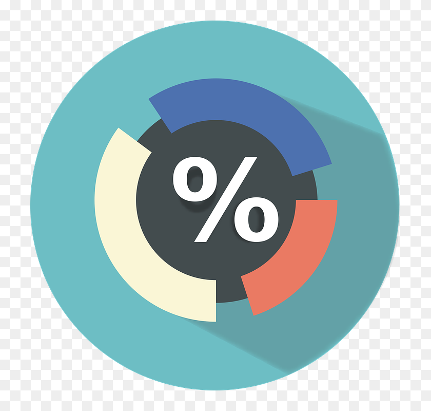 Percentage Flat Icon, HD Png Download - 721x720(#6721788) - PngFind