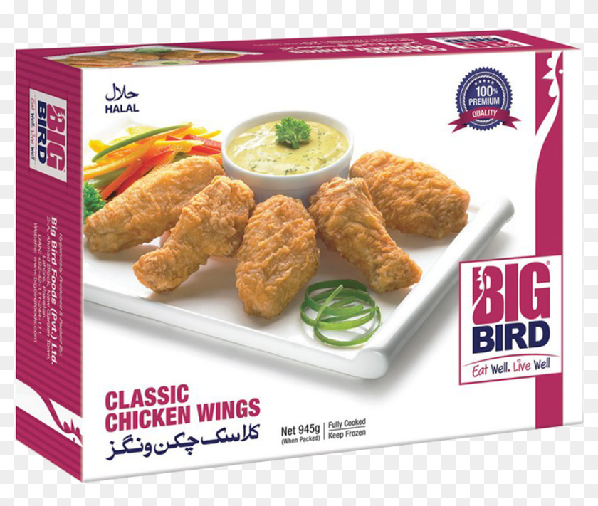 Big Bird Classic Chicken Wings 945 Gm - Big Bird Food Pvt Ltd, HD Png ...