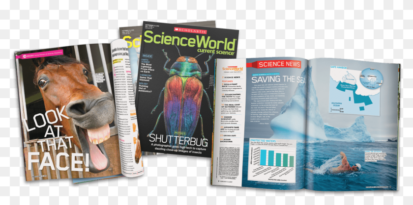 Science Magazines For Middle School, HD Png Download - 1320x594 ...