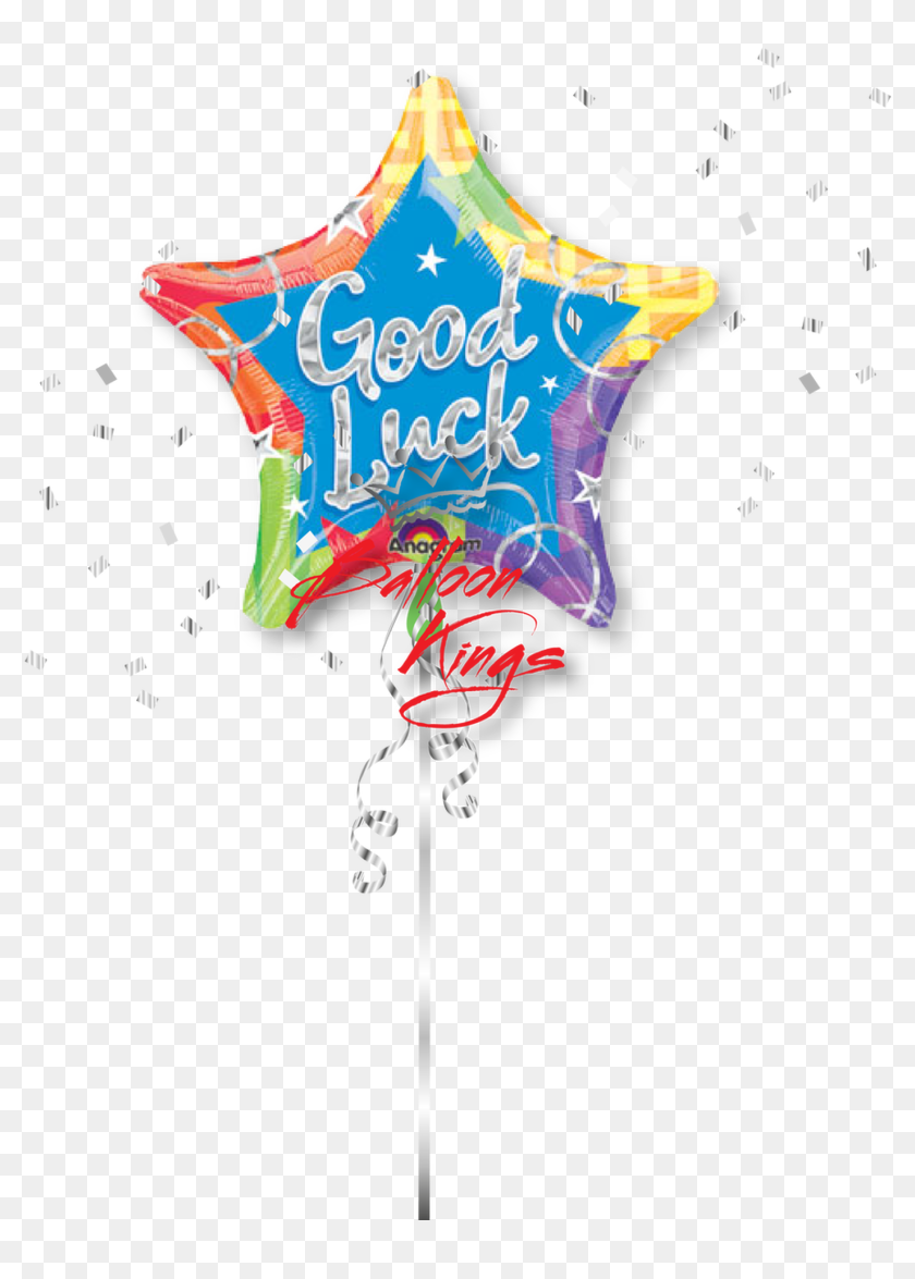 Good Luck Star - Good Luck Balloons, HD Png Download - 1709x2048 ...