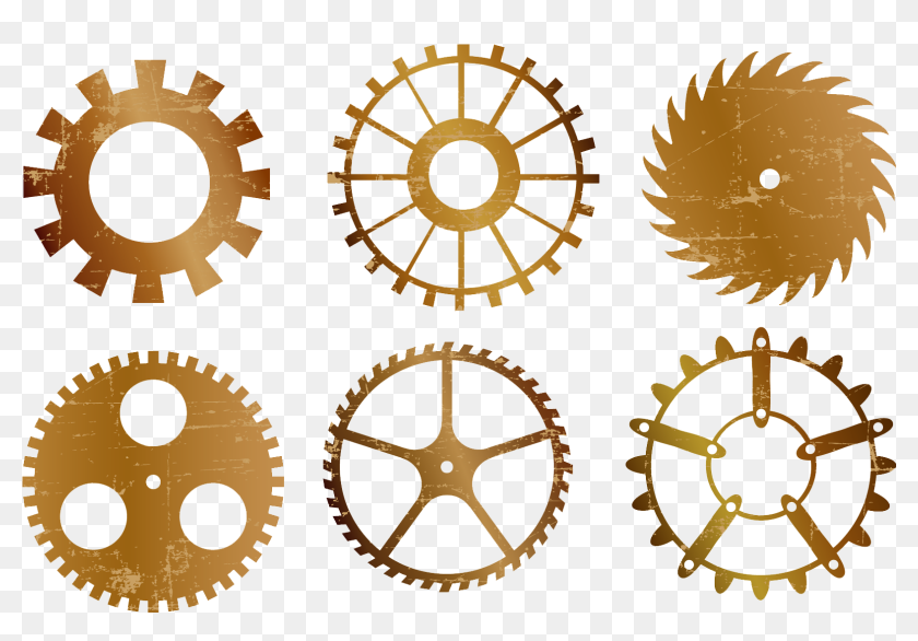 Steampunk Gears Vector