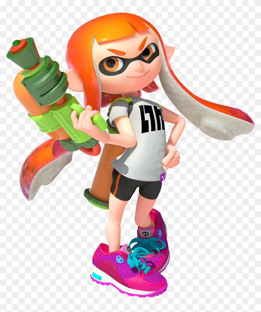 Inkling Splatoon, HD Png Download - 1800x2000(#6736808) - PngFind