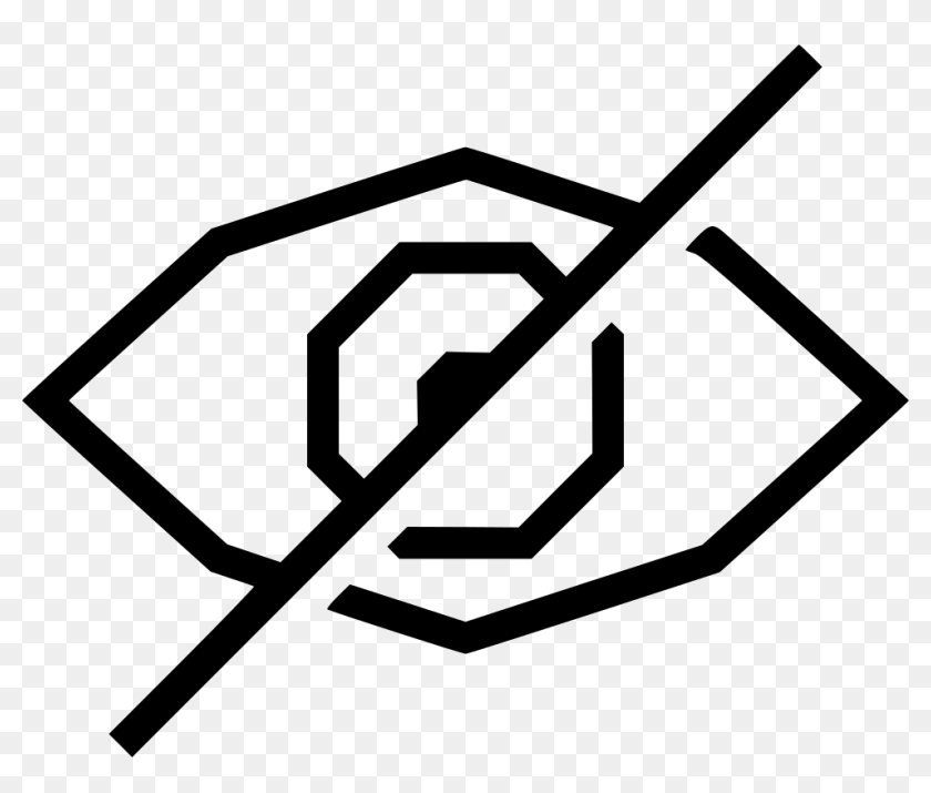 Invisible Eye View See Off Look - Greek Symbol For Invisibility, HD Png ...