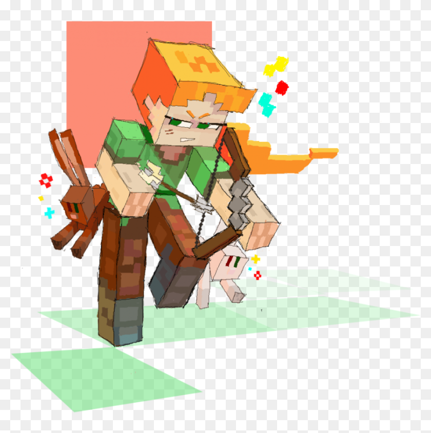 Transparent Minecraft Alex Png - Illustration, Png Download - 914x876 ...