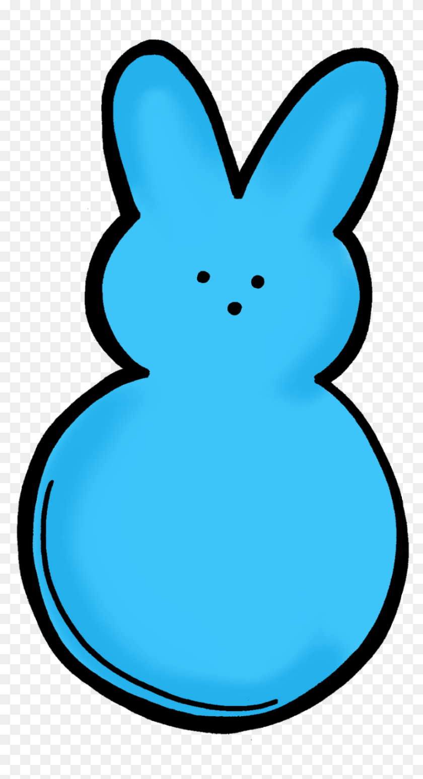 Easter Bunny Rabbit Peeps Clip Art - Easter Bunny Clipart By Creative ...
